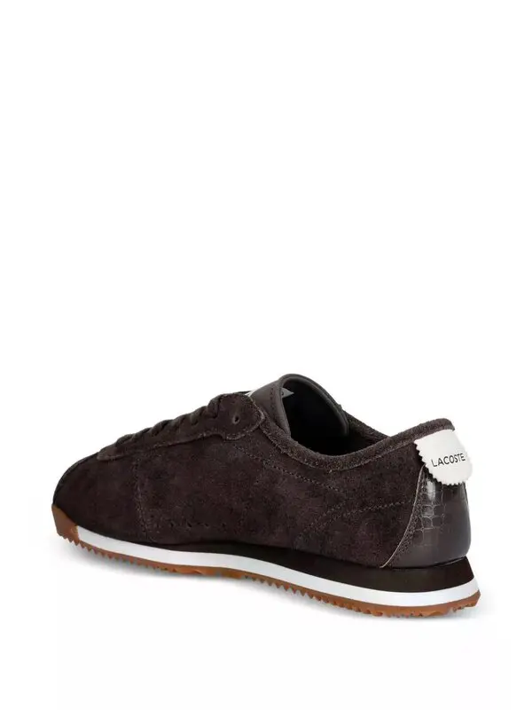 Lacoste Suede Logo-patch Sneakers