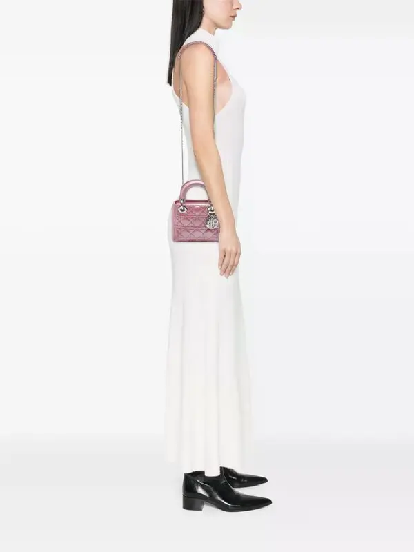 Dior Mini Lady Satchel - Pink
