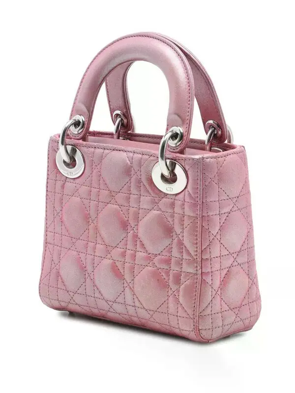 Dior Mini Lady Satchel - Pink
