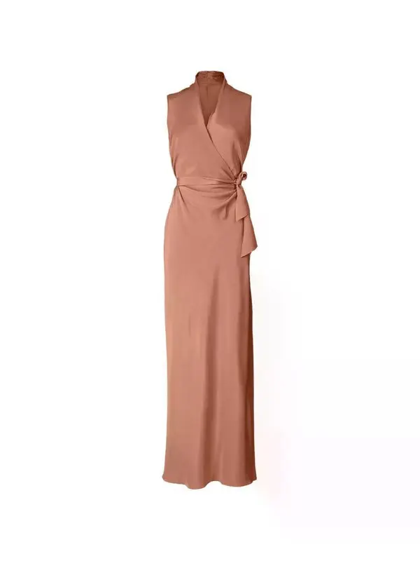 PETER COHEN Vickie Wrap-style Maxi Dress