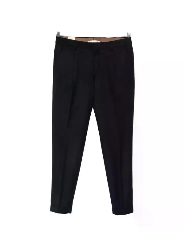 BRIGLIA 1949 Pressed-crease Turn-up Trousers