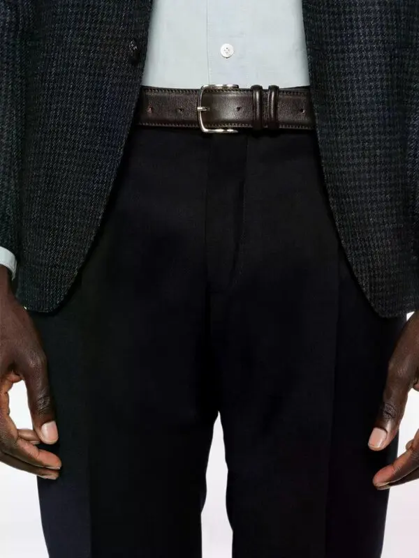BRIGLIA 1949 Pressed-crease Turn-up Trousers