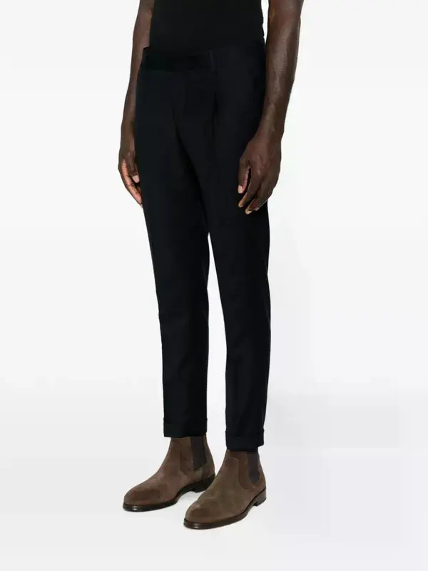 BRIGLIA 1949 Pressed Crease Turn-up Trousers