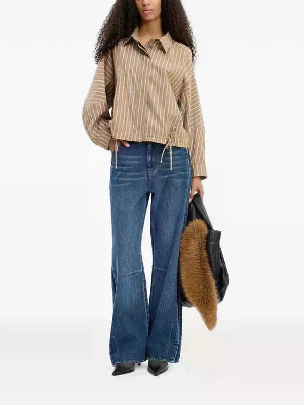 Munthe Loasta Striped Drawstring Shirt