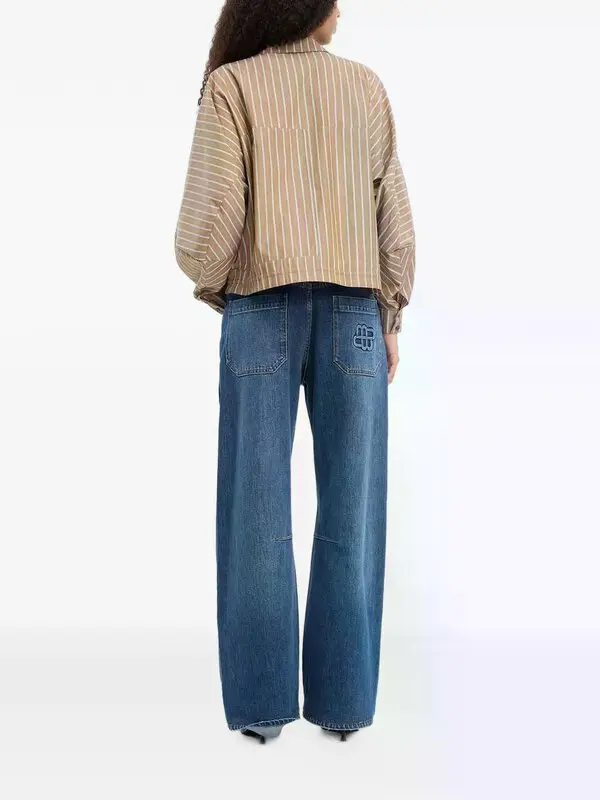 Munthe Loasta Striped Drawstring Shirt