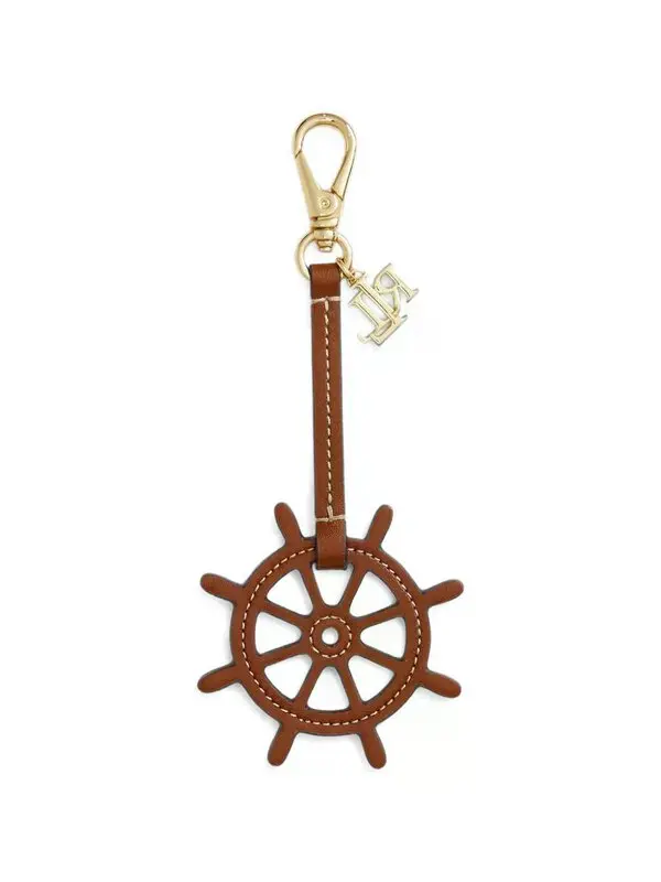 Ralph Lauren Ship-wheel Leather Bag Charm