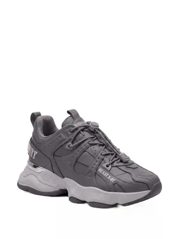 PLEIN SPORT Runner Beast X-01 Sneakers - Grey