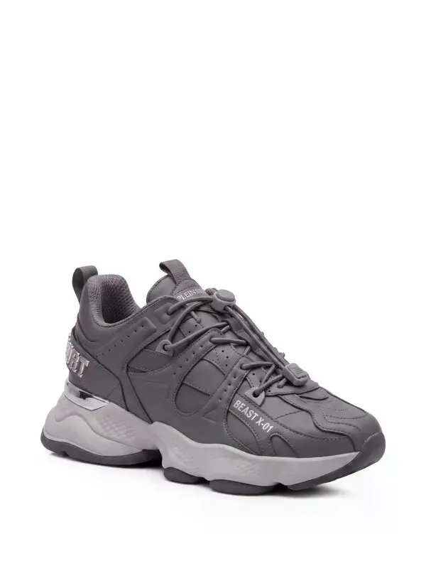 PLEIN SPORT Runner Beast X-01 Sneakers - Grey
