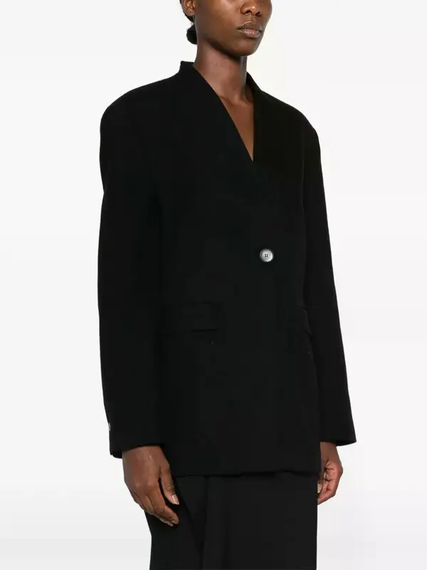 LE SULLY STUDIO Single-breasted Collarless Coat
