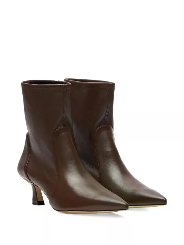 STUART WEITZMAN Vinnie Sculptural Heel Ankle Boots