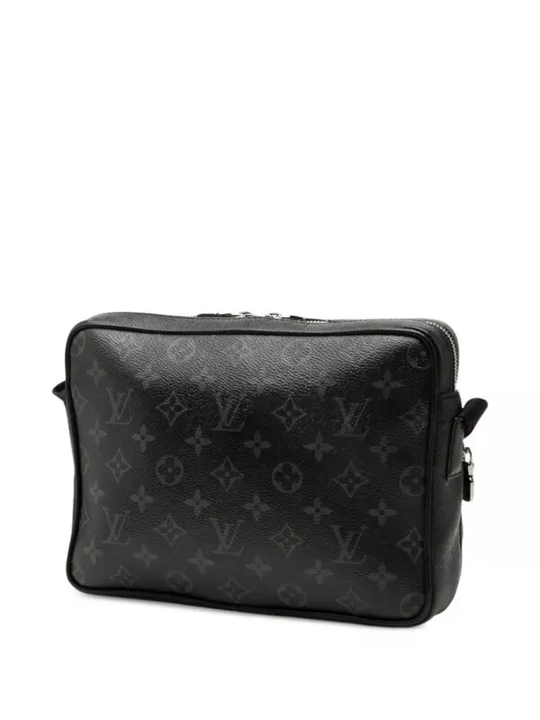 LOUIS VUITTON Monogram Taigarama Outdoor Messenger Bag - Black