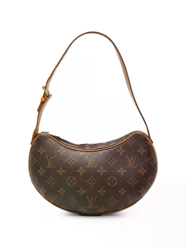LOUIS VUITTON 2002 Monogram Croissant Pm Hobo Bag