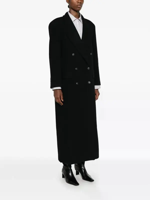 LE SULLY STUDIO Double-breasted Peak-lapel Coat