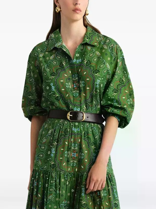 Cara Cara Rumson Bandana-print Shirt