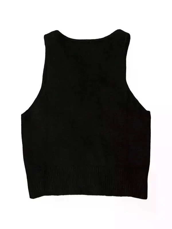 Brandon Maxwell Reese V-neck Knit Top