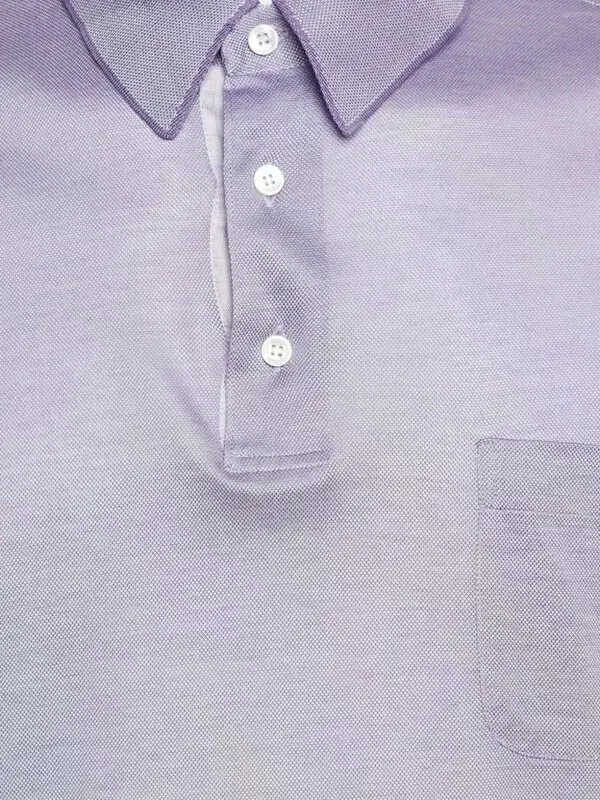 Versace Piqué Knit Polo Shirt