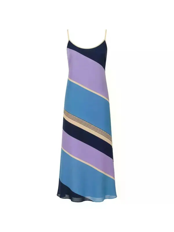 BAOBAB Rita Diagonal Stripe Maxi Dress