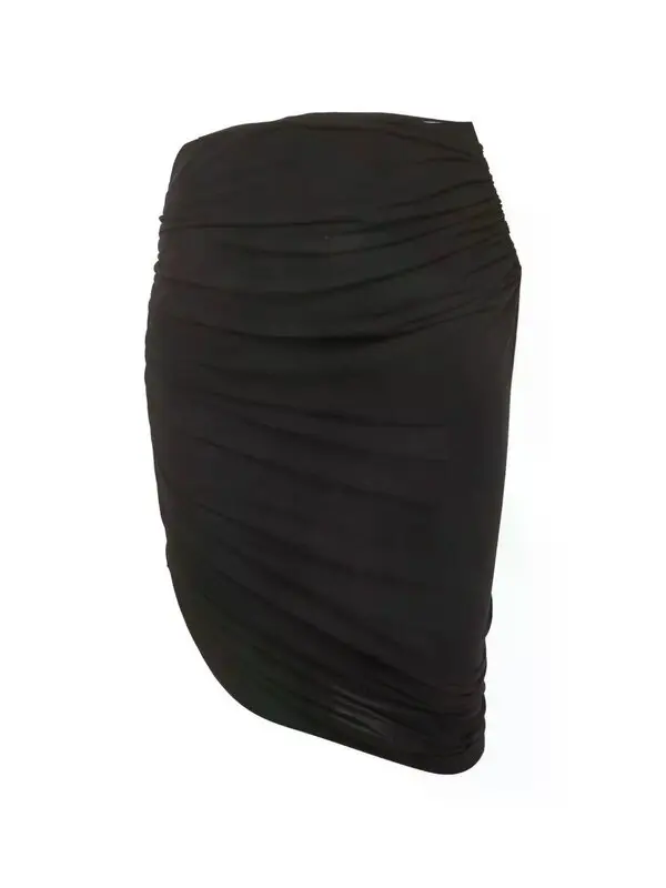Magda Butrym Ruched Asymmetric Hem Skirt