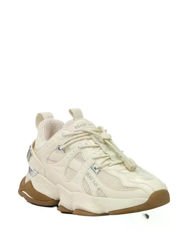 PLEIN SPORT Runner Beast X-01 Panelled Sneakers - Neutrals
