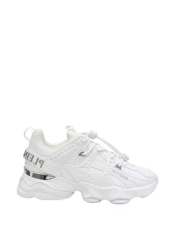 PLEIN SPORT Runner Beast X-01 Panel Sneakers - White