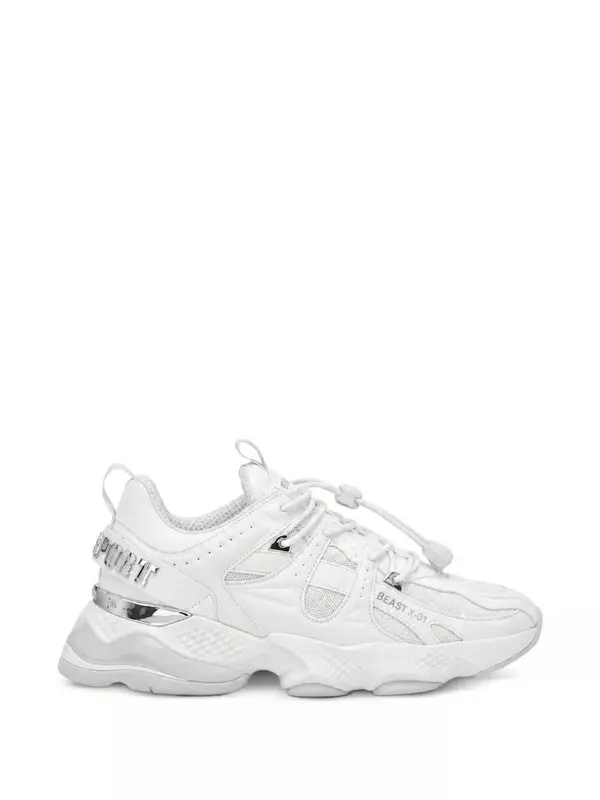 PLEIN SPORT Runner Beast X-01 Panel Sneakers - White