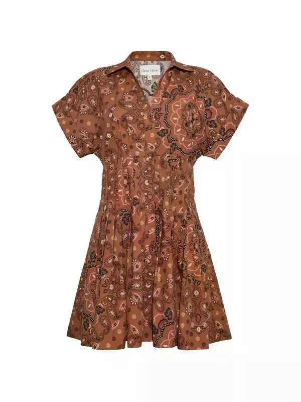 Cara Cara Bandana Print Shirt Dress