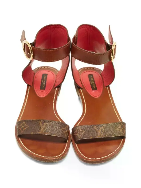 LOUIS VUITTON Ocean Drive Buckle-fastening Flat Sandals