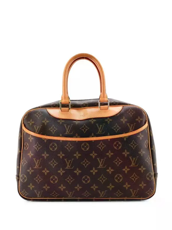 LOUIS VUITTON Monogram Canvas Deauville Handbag - Brown