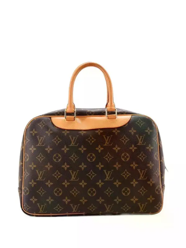 LOUIS VUITTON Monogram Canvas Deauville Handbag - Brown