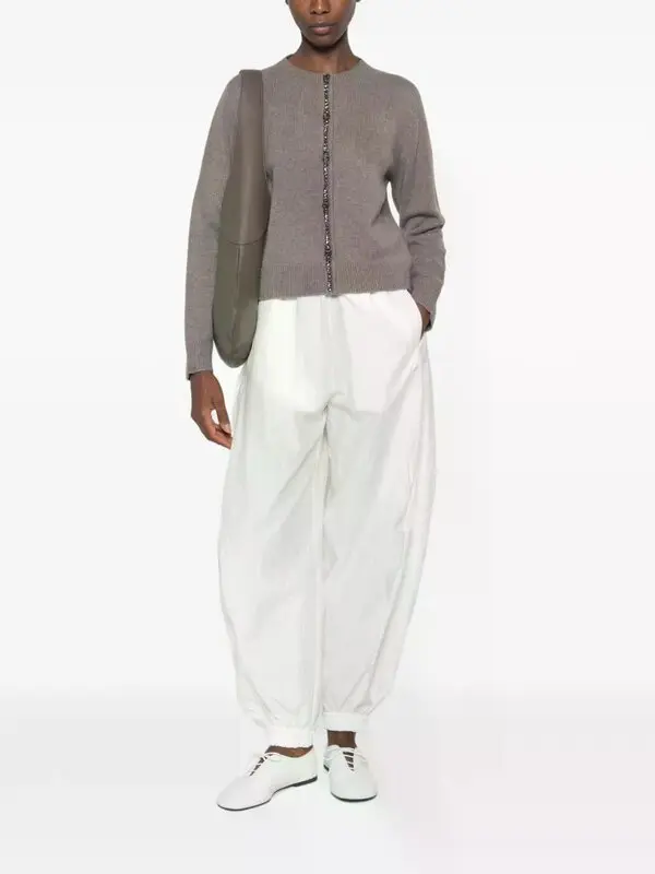 Fabiana Filippi Embellished Cardigan - Grey