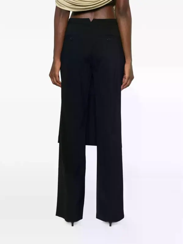 LE SULLY STUDIO Layered-panel Tailored Trousers