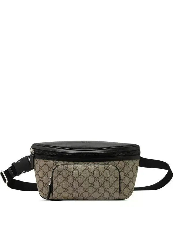 Gucci 2016-2026 Large Gg Supreme Eden Belt Bag - Black