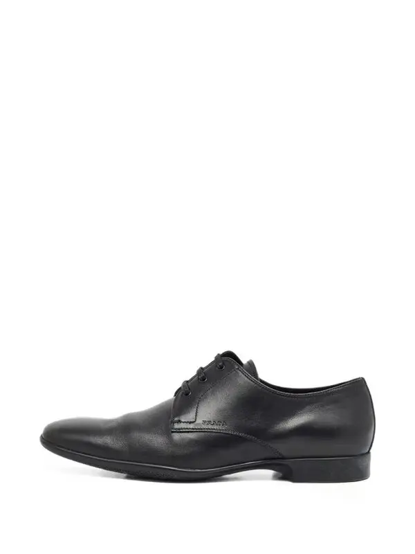 Prada Leather Lace-up Derby Shoes