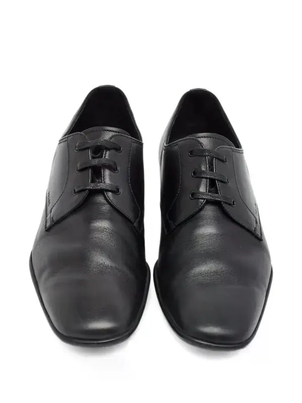 Prada Leather Lace-up Derby Shoes