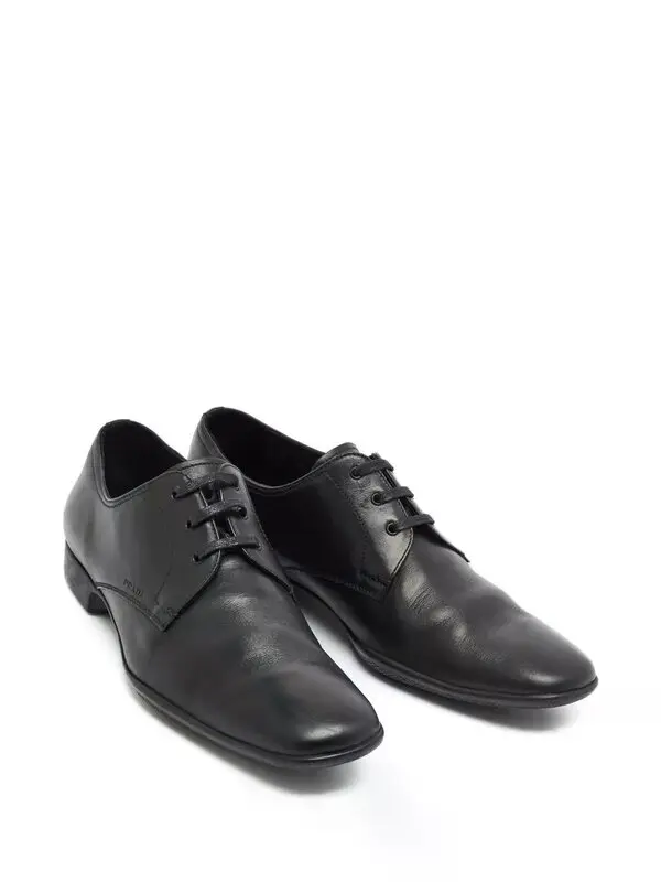 Prada Leather Lace-up Derby Shoes