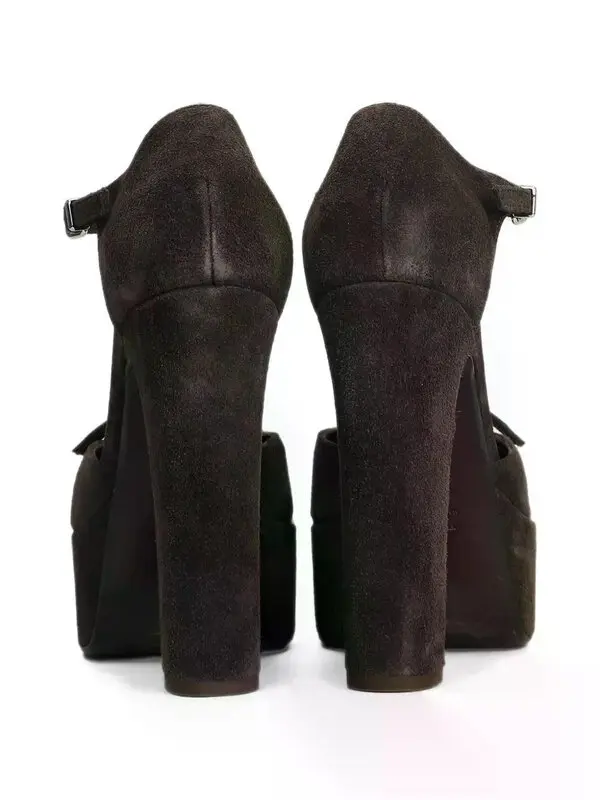CHANTAL Buckle Detail Platform Pumps