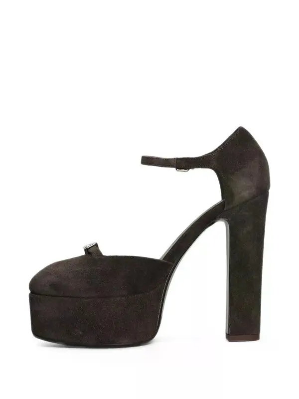 CHANTAL Buckle Detail Platform Pumps