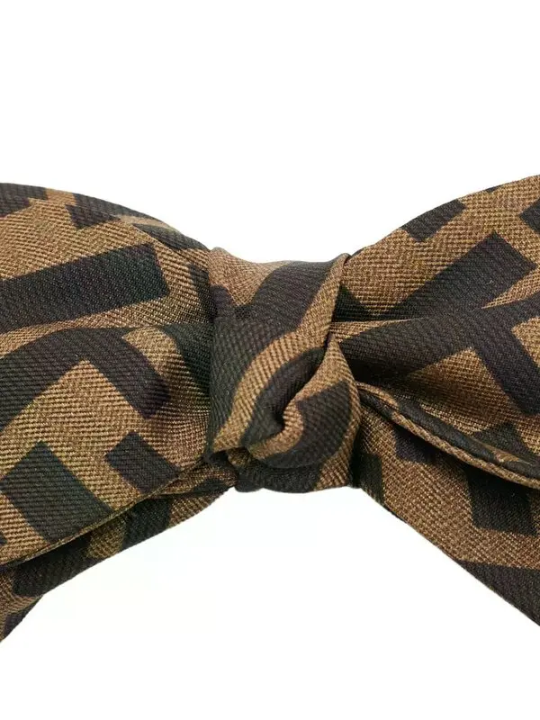 Fendi Ff Motif Bow Detail Hair Clip