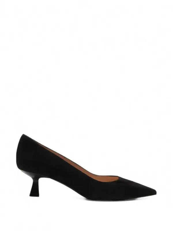 STUART WEITZMAN Sculpt Pointed-toe Pumps - Black