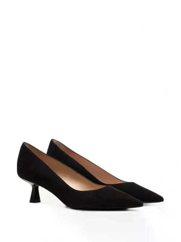 STUART WEITZMAN Sculpt Pointed-toe Pumps - Black