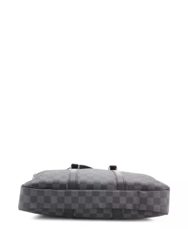 LOUIS VUITTON Porte-documents Voyage Damier Graphite Pm Briefcase - Black