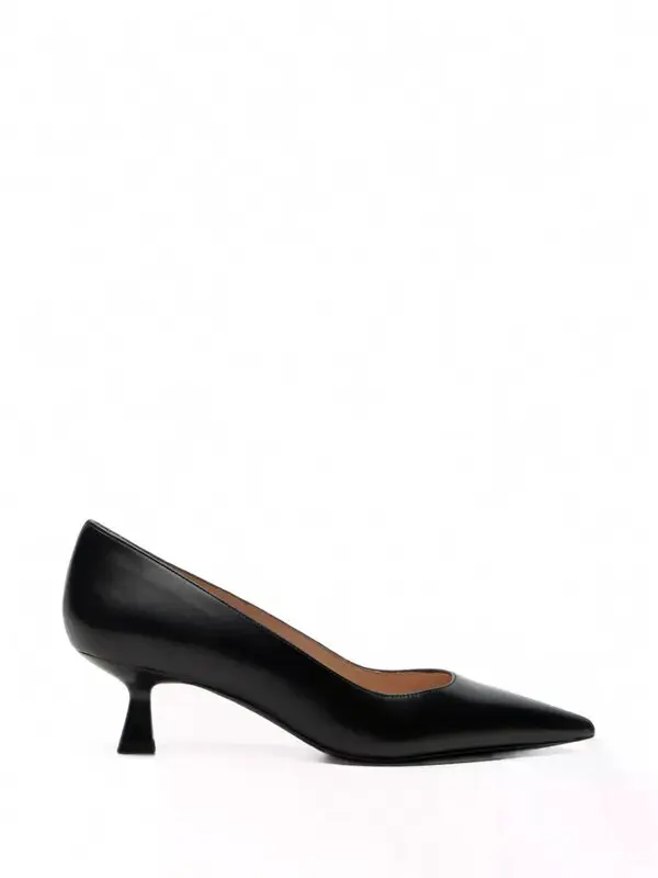 STUART WEITZMAN Sculpt Pointed-toe Pumps - Black