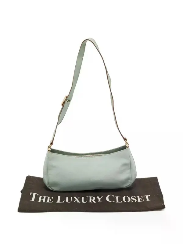 Gucci Microguccissima Leather Shoulder Bag - Blue