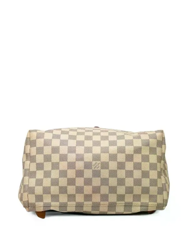 LOUIS VUITTON Damier Azur Sperone Backpack - White