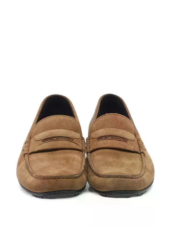 Dolce & Gabbana Nubuck Leather Loafers