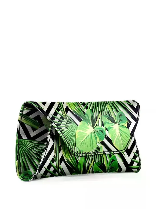 Tyler Ellis Small Eloise Palm-leaf Clutch Bag
