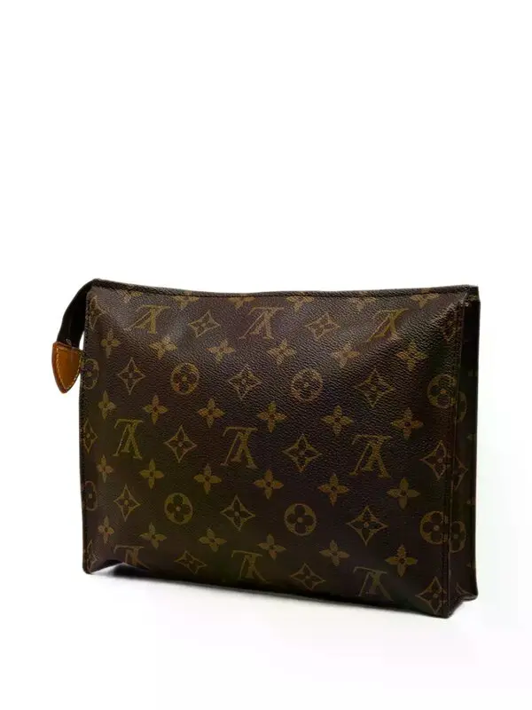 LOUIS VUITTON Monogram Toiletry Pouch 26 Clutch Bag - Brown