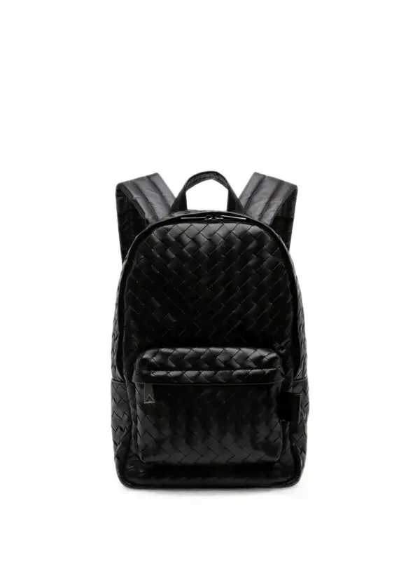 Bottega Veneta Small Leather Intrecciato Backpack