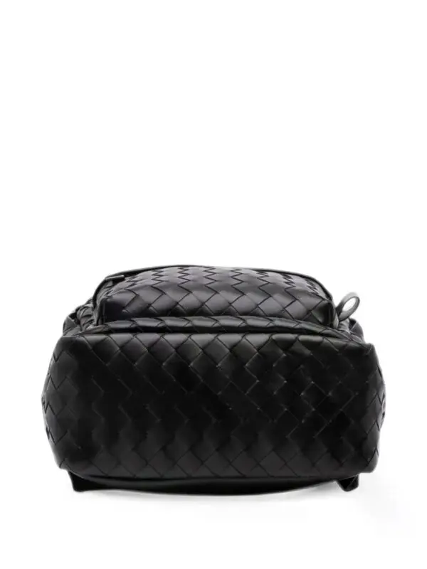 Bottega Veneta Small Leather Intrecciato Backpack