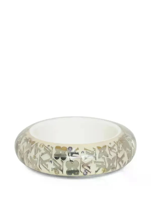 LOUIS VUITTON 2009 Inclusion Monogram Bangle Bracelet